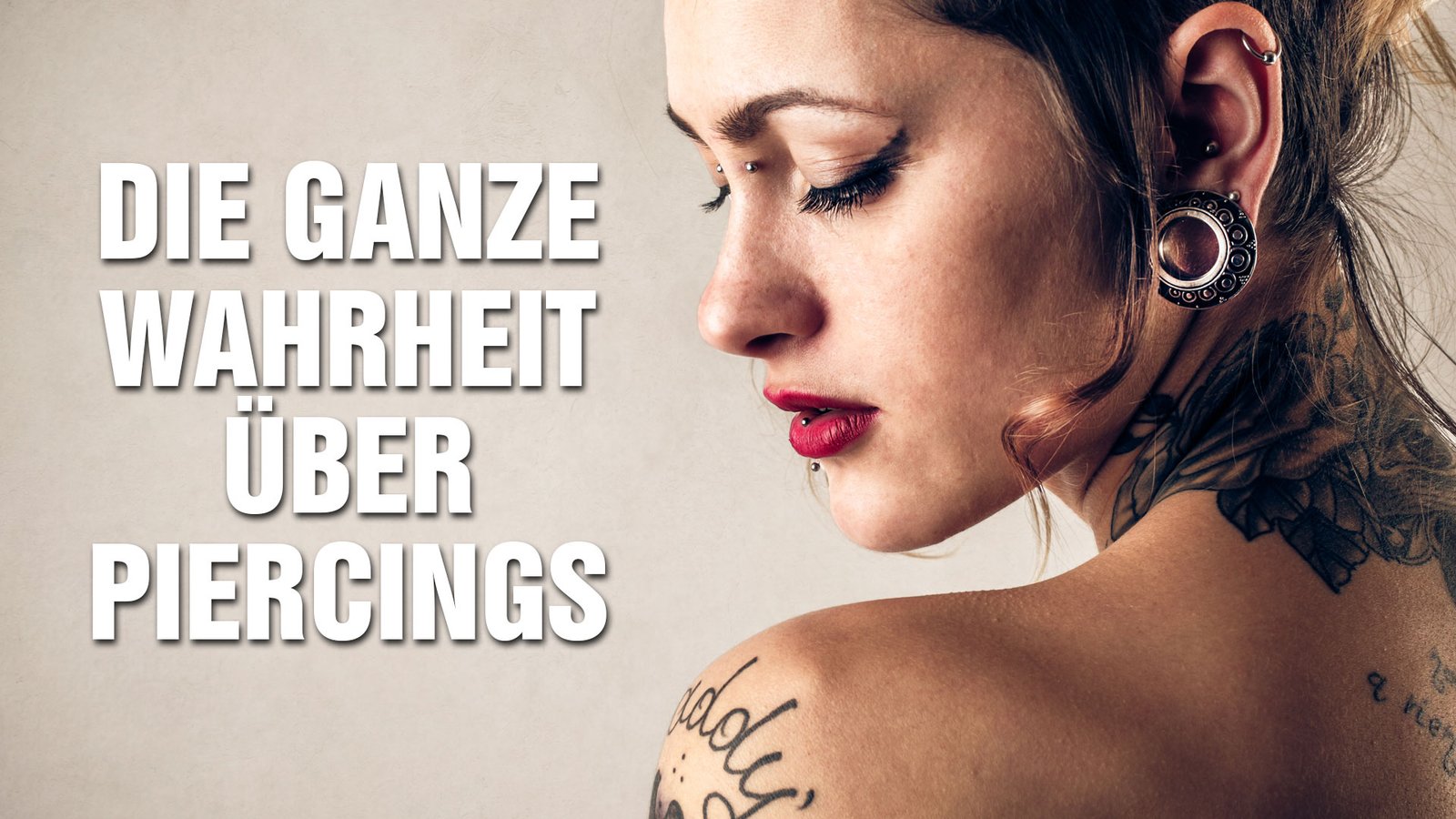 Welt im Wandel TV » Die ganze Wahrheit über Piercings: Probleme des ...